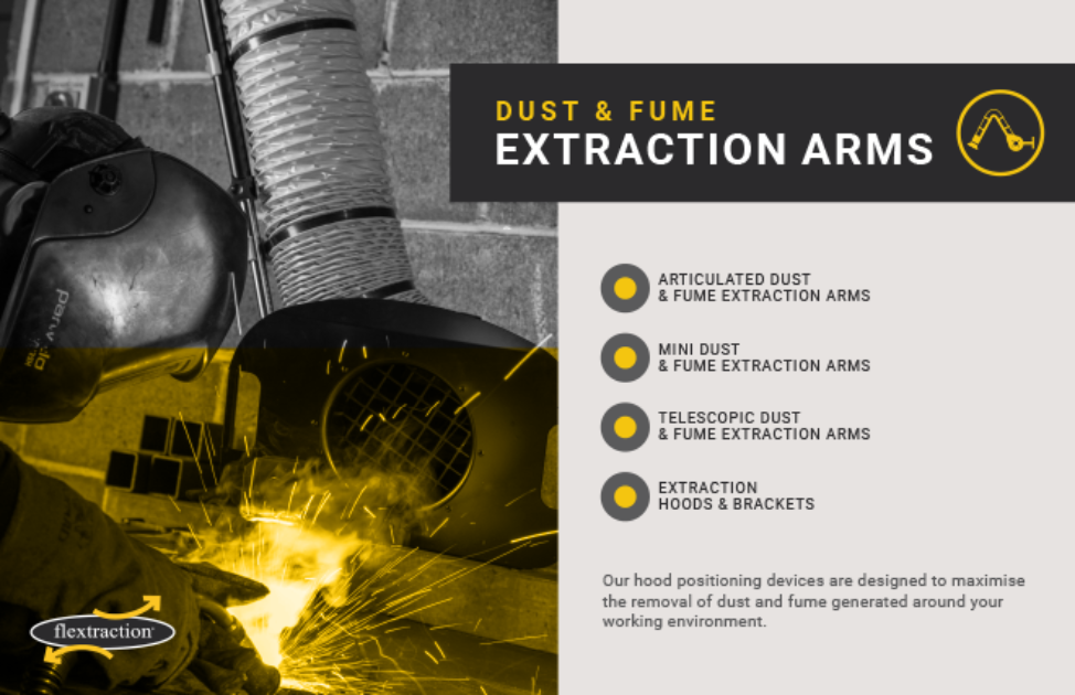 Dust & Fume Extraction Arms - For The Welding Industry | FLextraction Ltd
